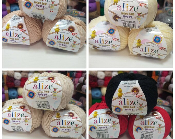 Yarn Alize Cotton Gold Hobby New Yarn Amigurumi Yarn Toys Yarn Plaything Yarn Cotton Yarn Cotton ...