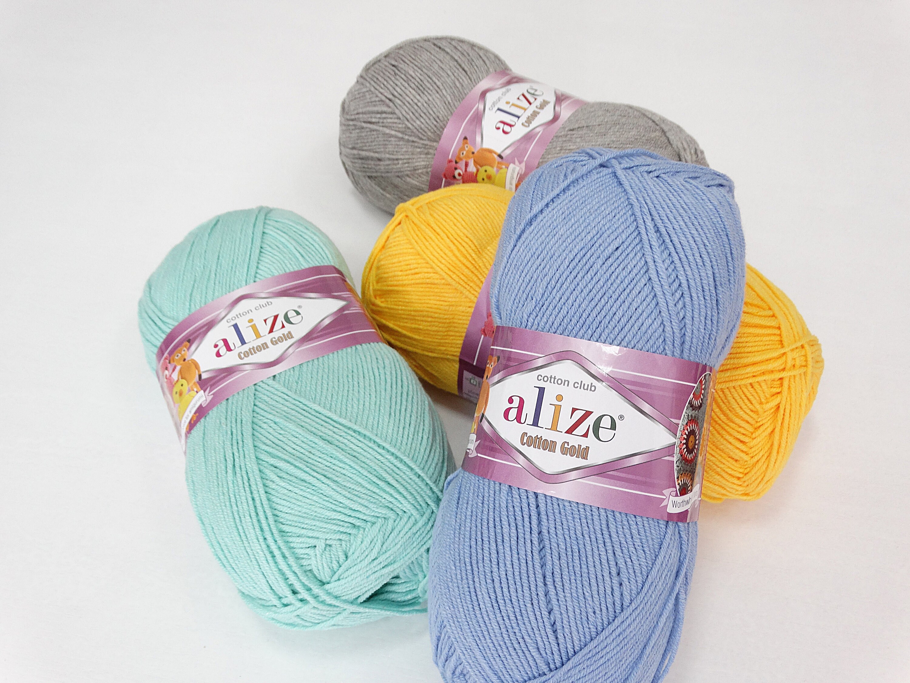 Alize Cotton Gold, Crochet Yarn, Knitting Yarn,toys Yarn,baby Yarn,soft ...