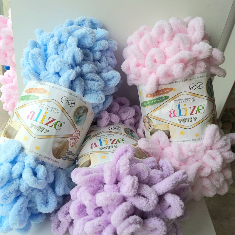 Alize Puffy Yarn - Etsy