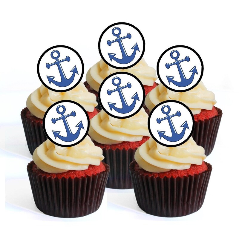 Anchor Cupcakes - Etsy