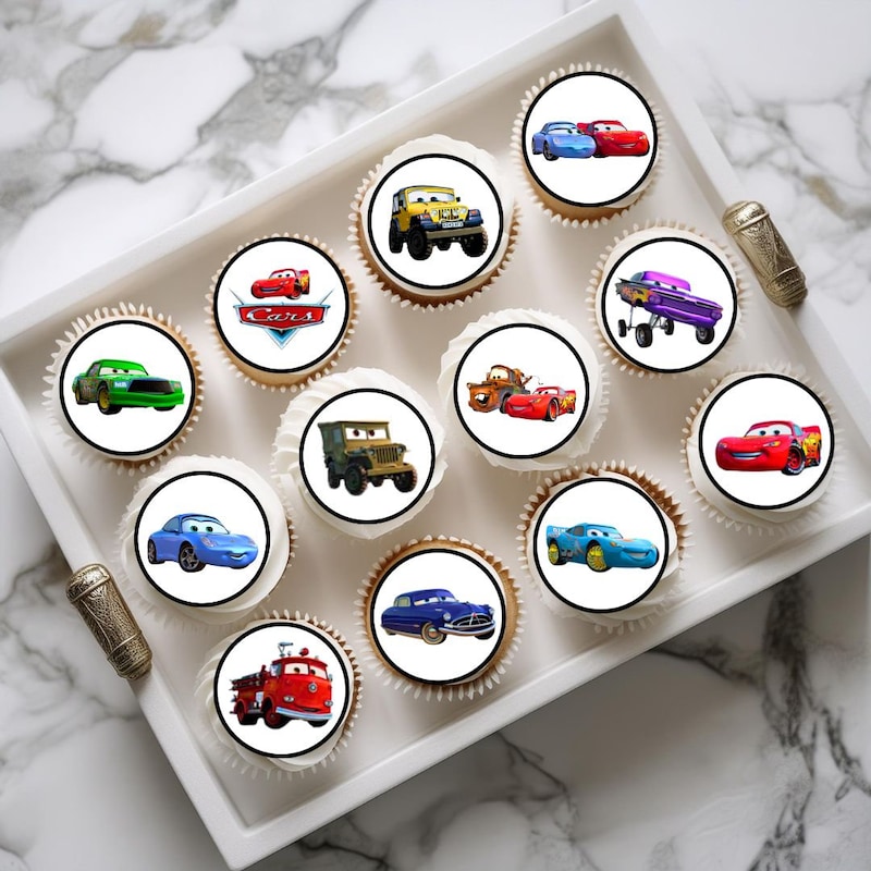 Cars Cupcake Toppers - Etsy