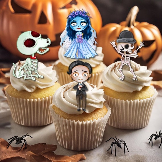 Corpse Bride Cupcake Cake