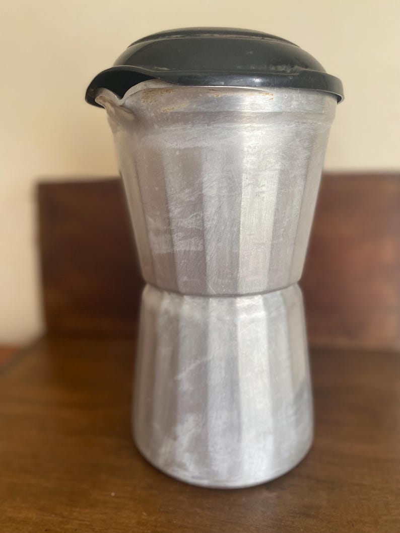 Vintage French SEB Coffee Maker Aluminum Moka Pot - Etsy