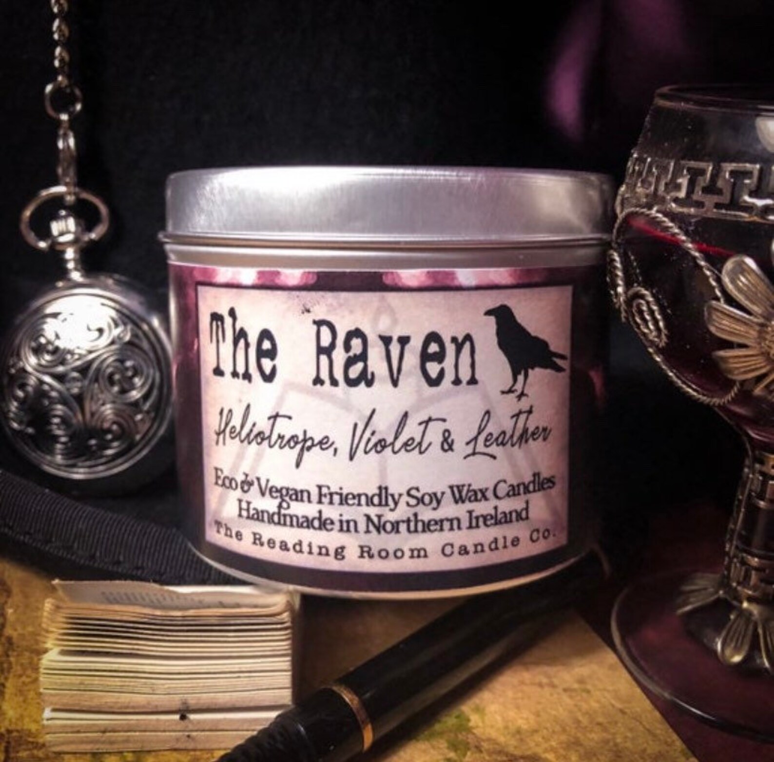 The Poe Collection 3x 200ml Candles Inspired by Edgar Allan | Etsy