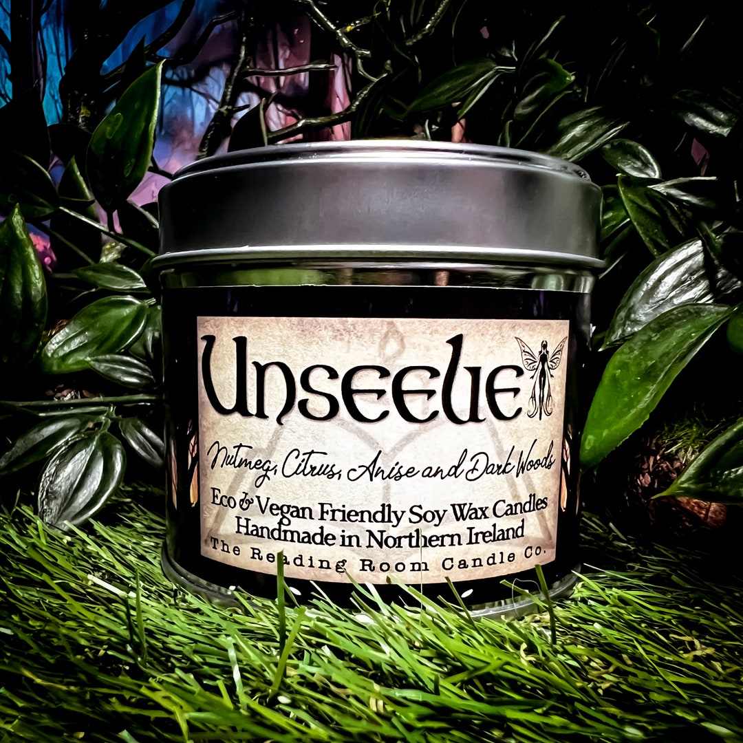 Unseelie Fae/fairy/fairytale Inspired-pure Soy Wax Candle-book Inspired Nutmeg, Citrus, Anise ...