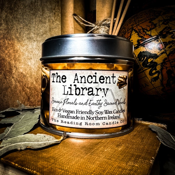 Library Candle - Etsy