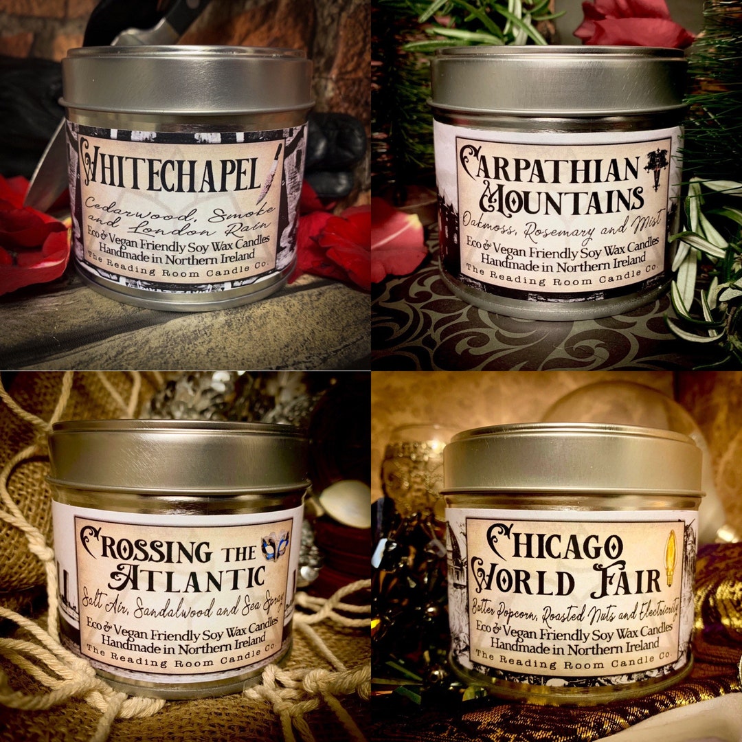 Jack the Ripper Set Pure Soy Wax Candles Whitechapel - Etsy