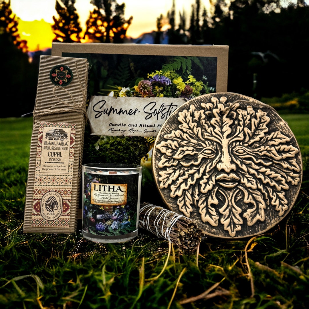 Summer Solstice Candle and Ritual Set limited Edition Sabbat Candle ...