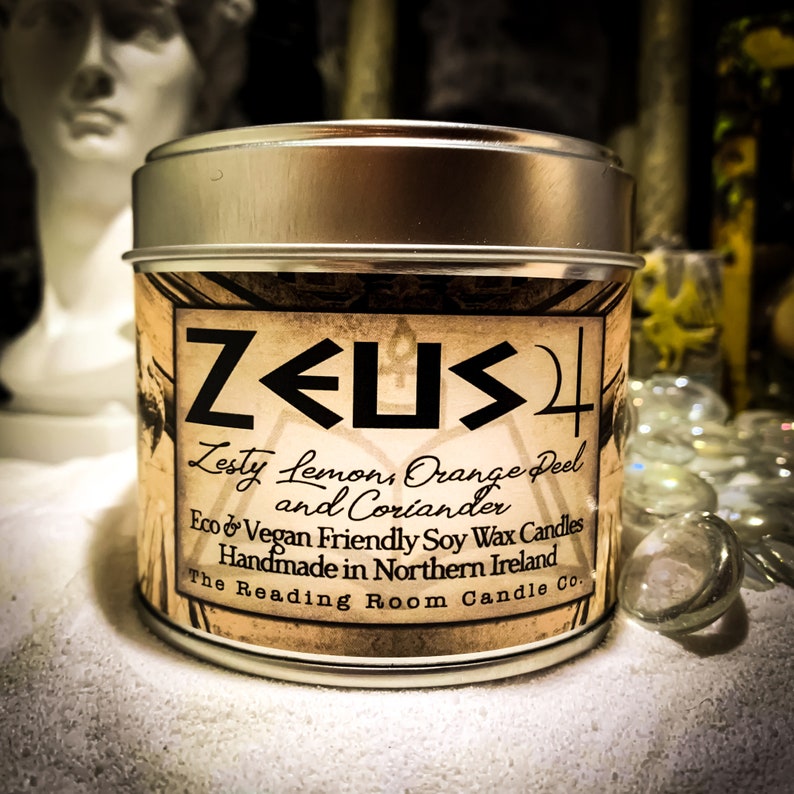 Zeus-greek Mythology Inspired Zesty Lemon Orange Peel and - Etsy