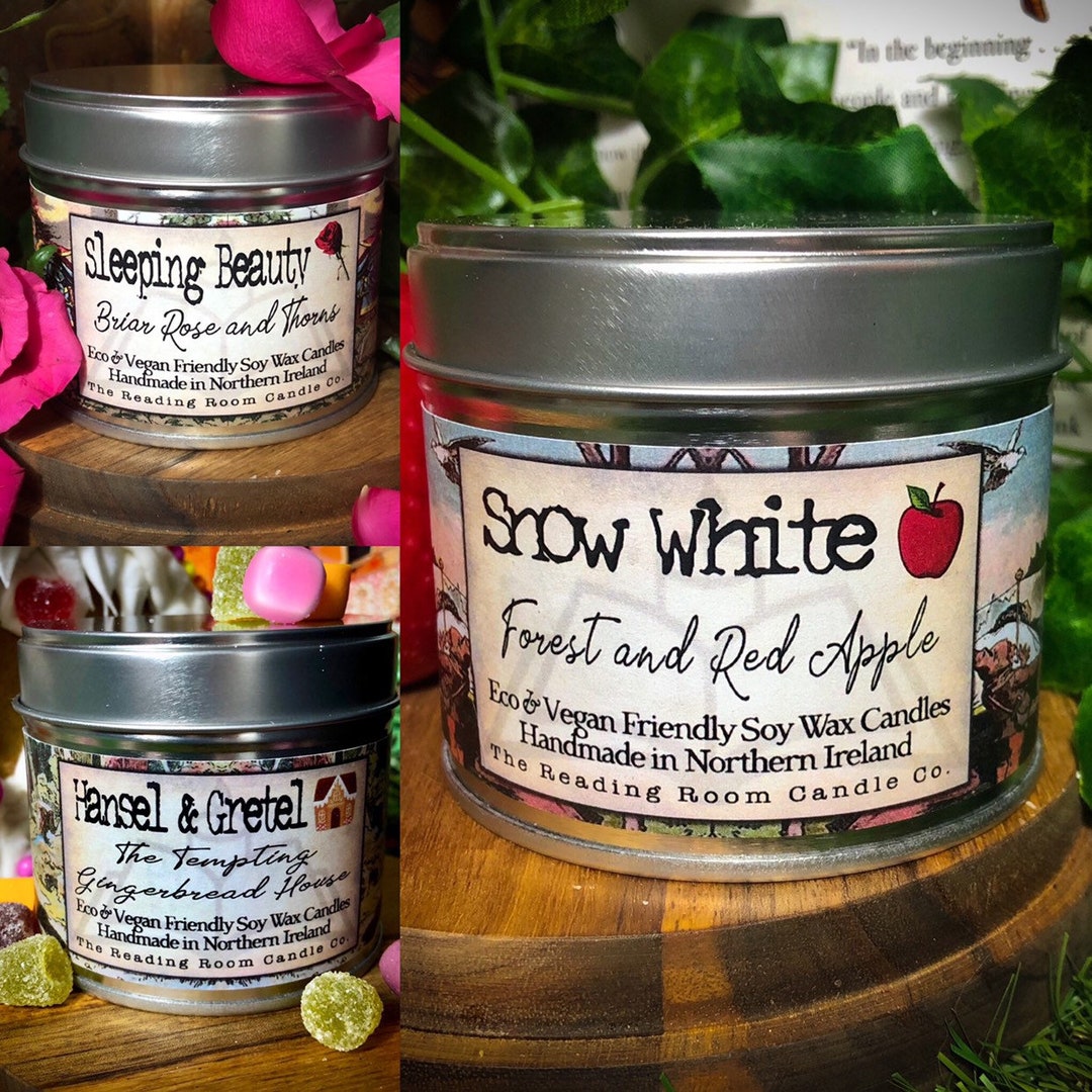 The Fairytale Collection Grimms Fairytale Inspired Soy Wax Candles Snow ...