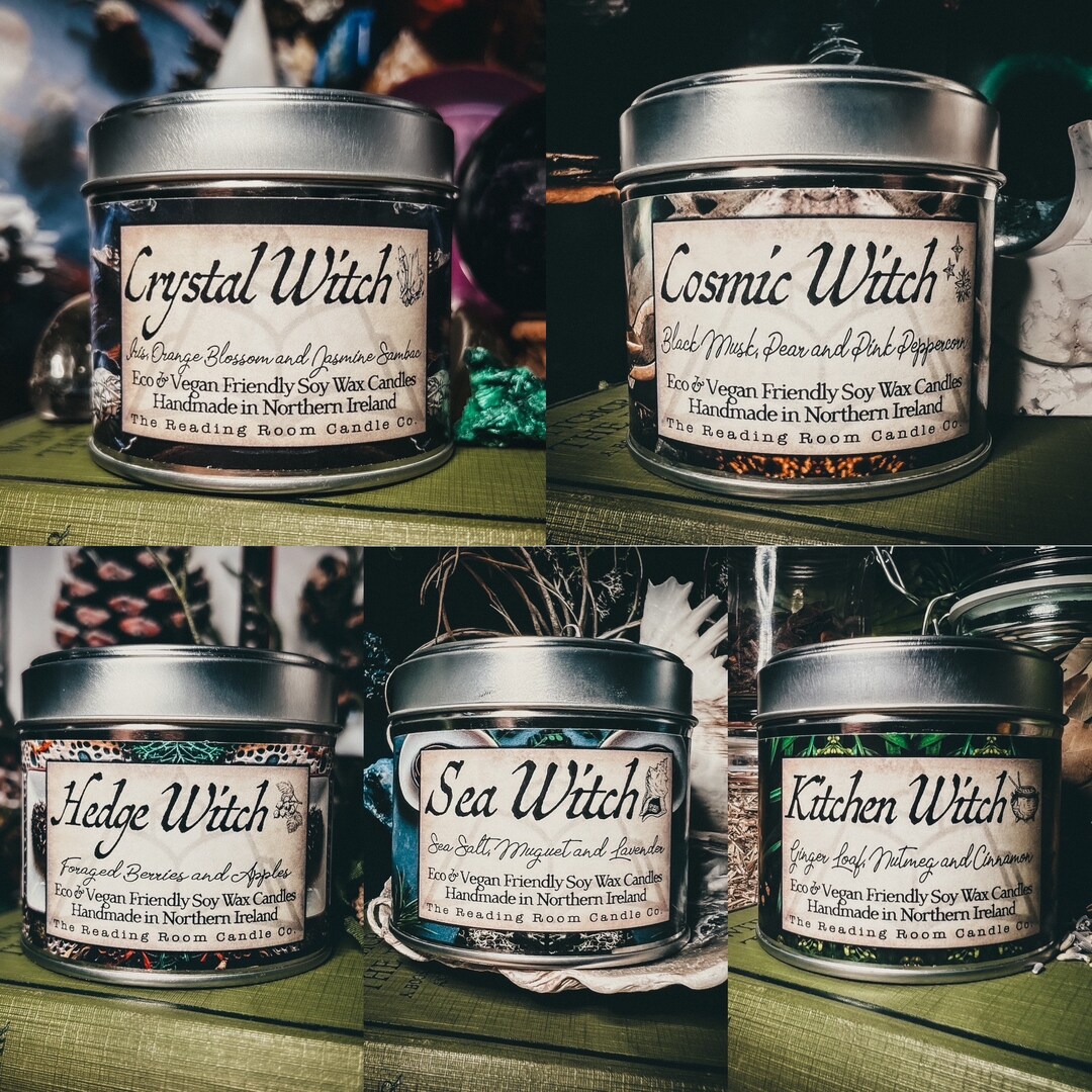 The Witchery Collection-5x Witch and Witchcraft Inspired Soy Wax ...