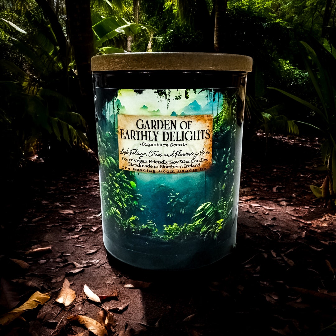 Garden of Earthly Delights- Signature Scent- Pure Soy Wax Candle- Lush ...