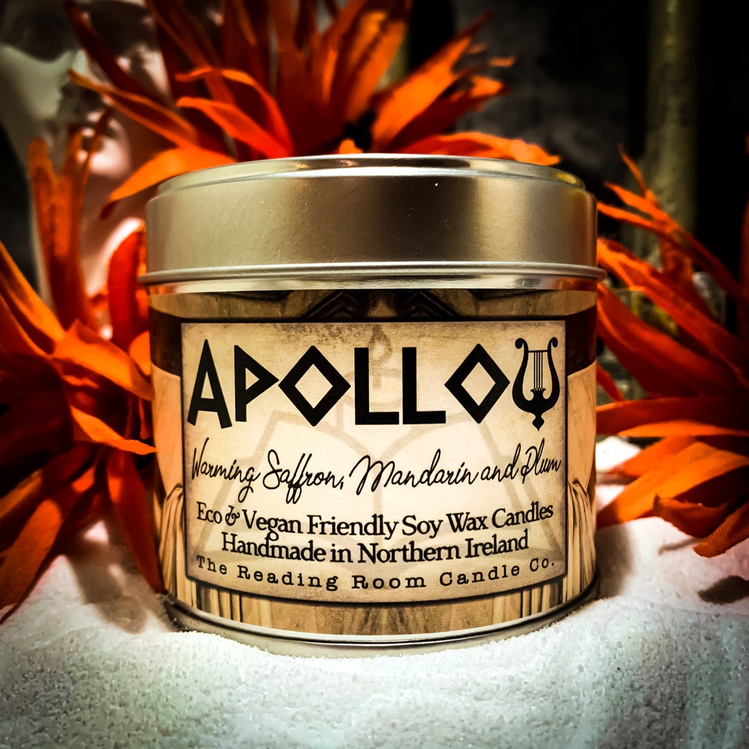 Apollo-greek Mythology Inspired Soy Wax Handmade Candle- Warming ...