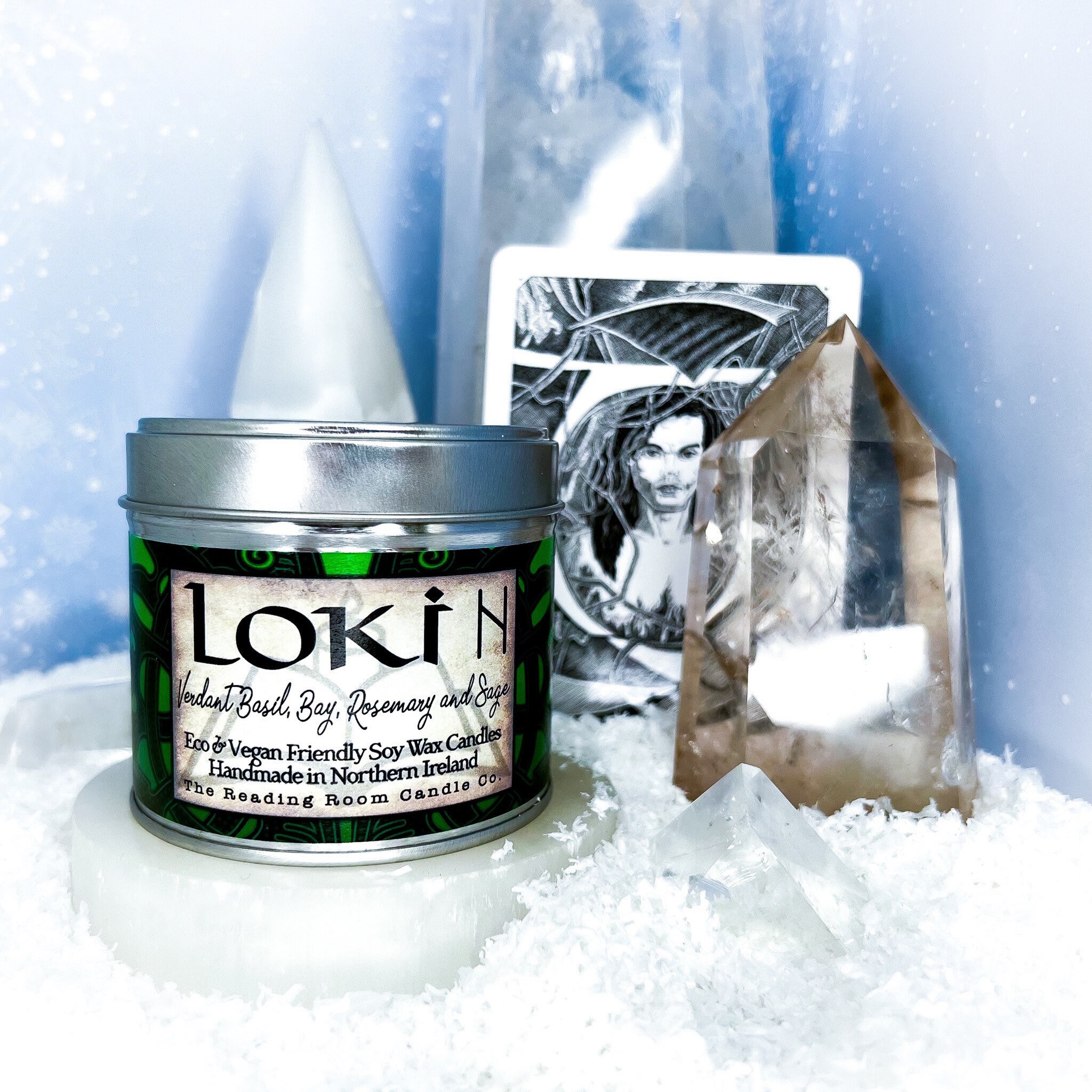 Loki Pure Soy Wax Candle Norse Mythology Inspires Verdant - Etsy