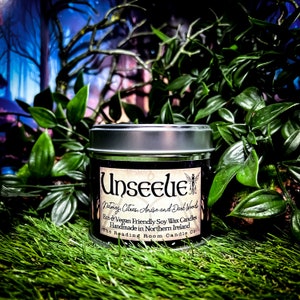 Unseelie Fae/fairy/fairytale Inspired-pure Soy Wax Candle-book Inspired Nutmeg, Citrus, Anise ...