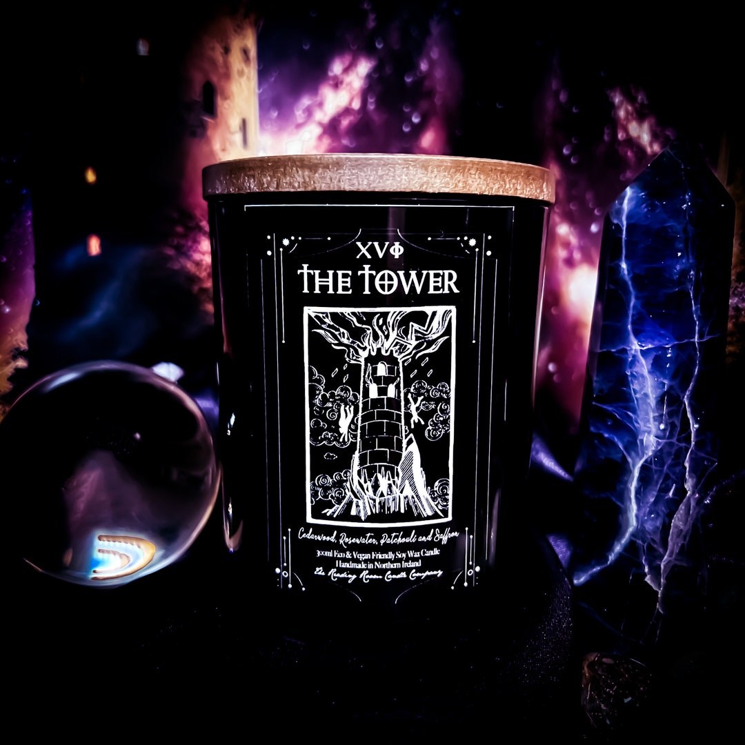 The Tower Esoteric/witchcraft/tarot Inspired Pure Soy Wax Candle ...