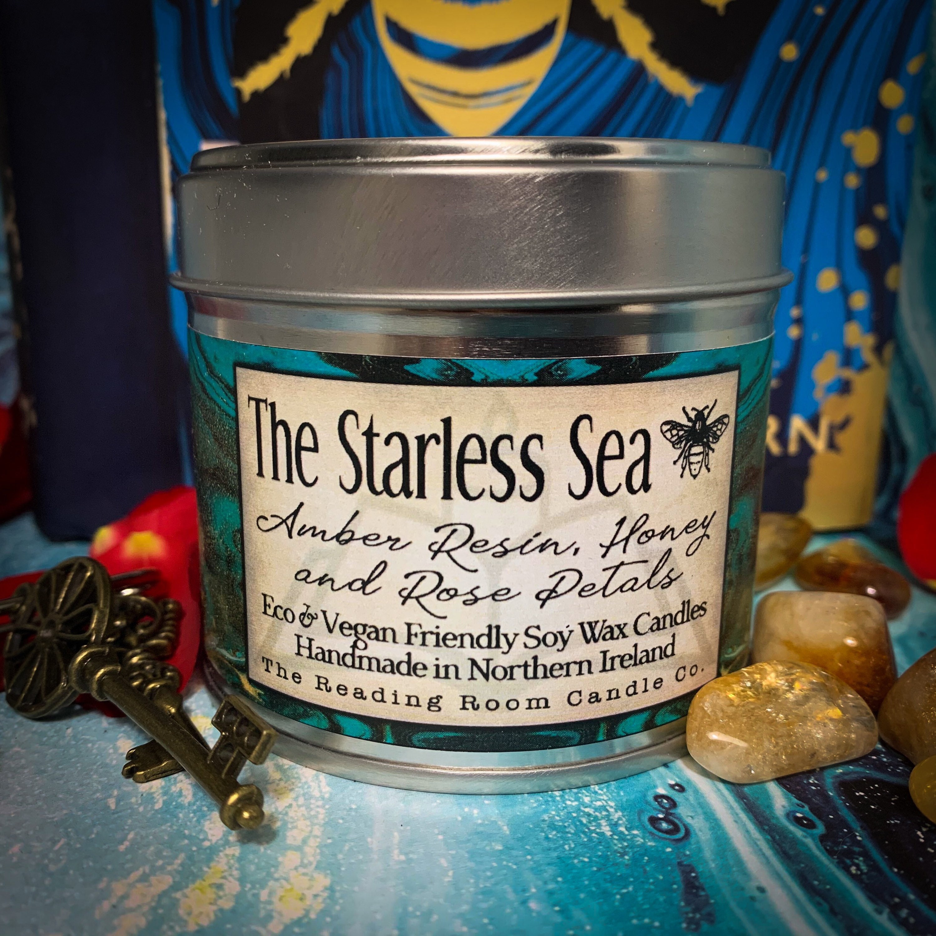 The Starless Sea Book Inspired Pure Soy Wax Candle Amber | Etsy UK