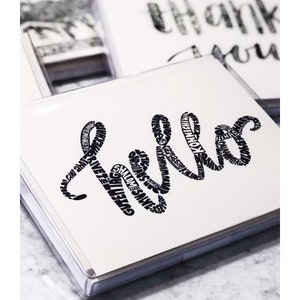 Hello Greeting Cards Multilingual Hello Card 10 Pack - Etsy