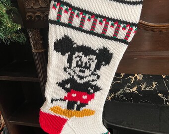 Mickey Mouse Stocking First Christmas - Etsy