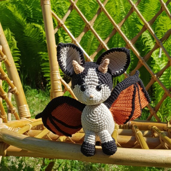 Bat Dragon crochet animal. Bat Dragon plush. Me pets. | Etsy