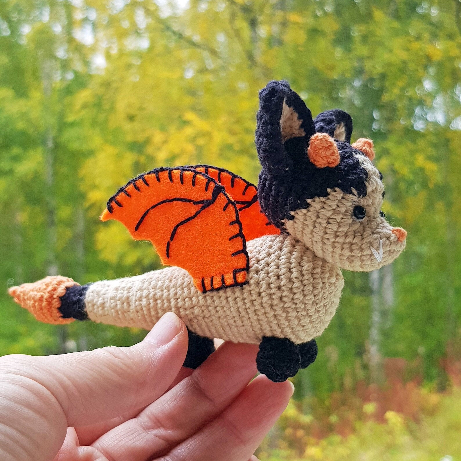Bat Dragon Crochet PATTERN. Only PDF File English Language. | Etsy UK