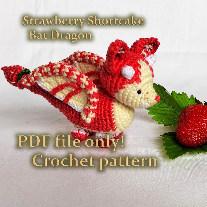 Strawberry Shortcake Bat Dragon Plush - Etsy