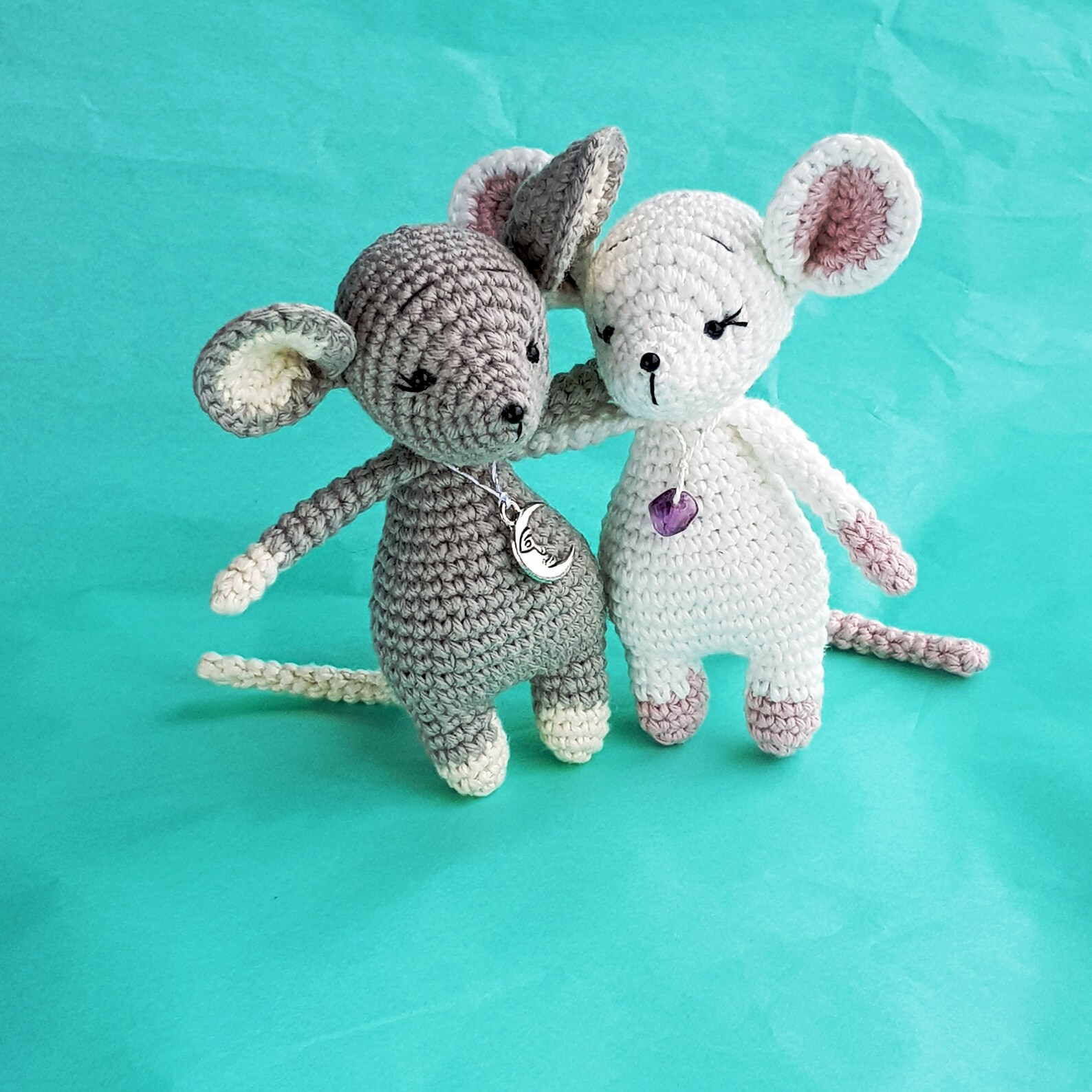 Tiny White Mouse. Cute Small Gift for Friends. Little Handmade - Etsy