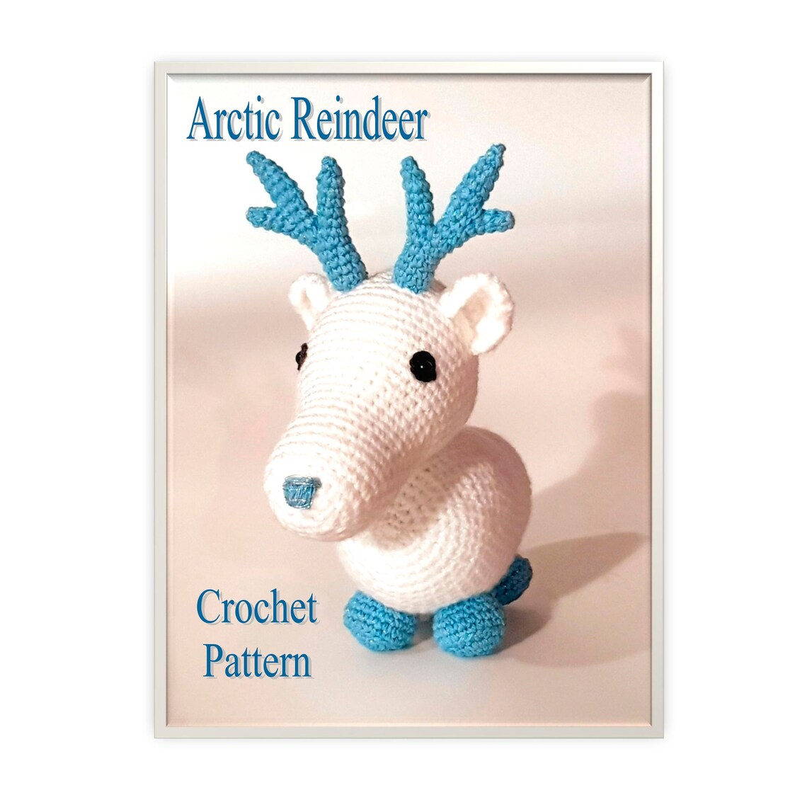 Arctic Reindeer Crochet PATTERN. Only PDF File English - Etsy