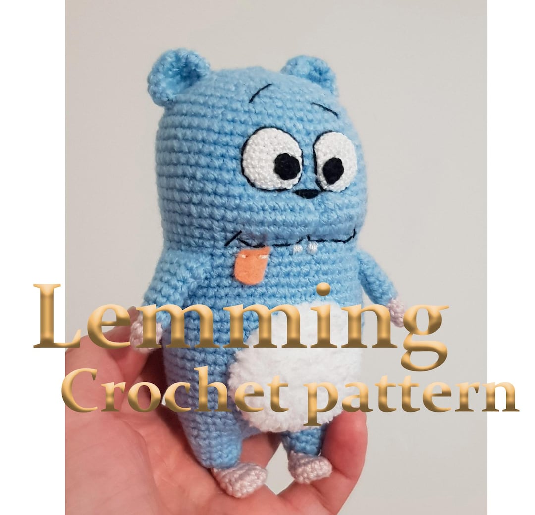 Lemming Crochet PATTERN. Only PDF File! English Language. Easy ...