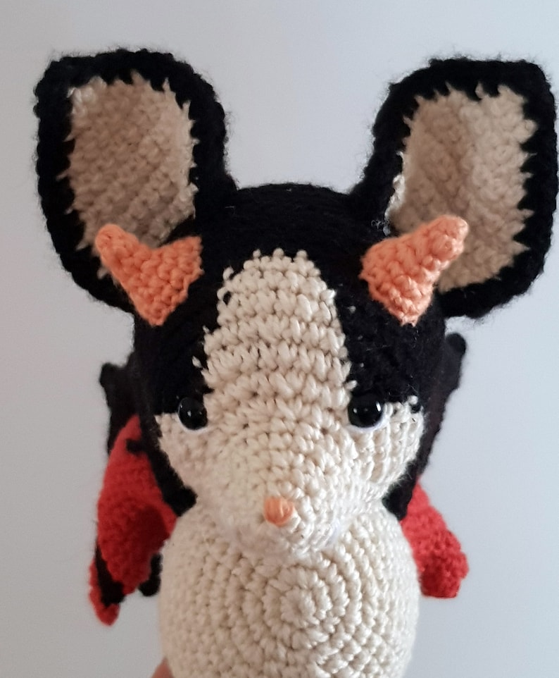 Bat Dragon Crochet PATTERN. Only PDF File! English Language. Amigurumi ...