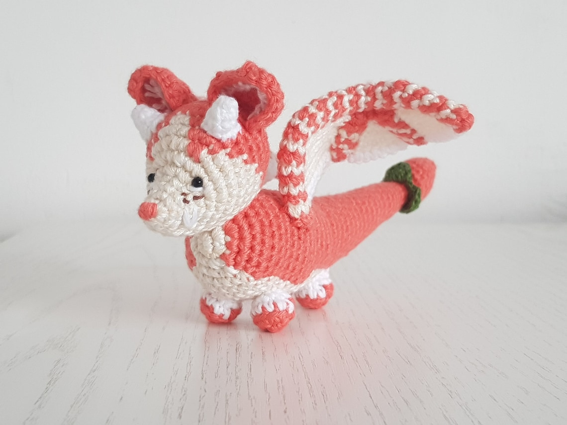 Strawberry Shortcake Bat Dragon. Adopt Me Pets Roblox Figures. - Etsy ...