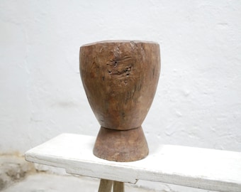 African Wooden Mortar and Pestle - Etsy
