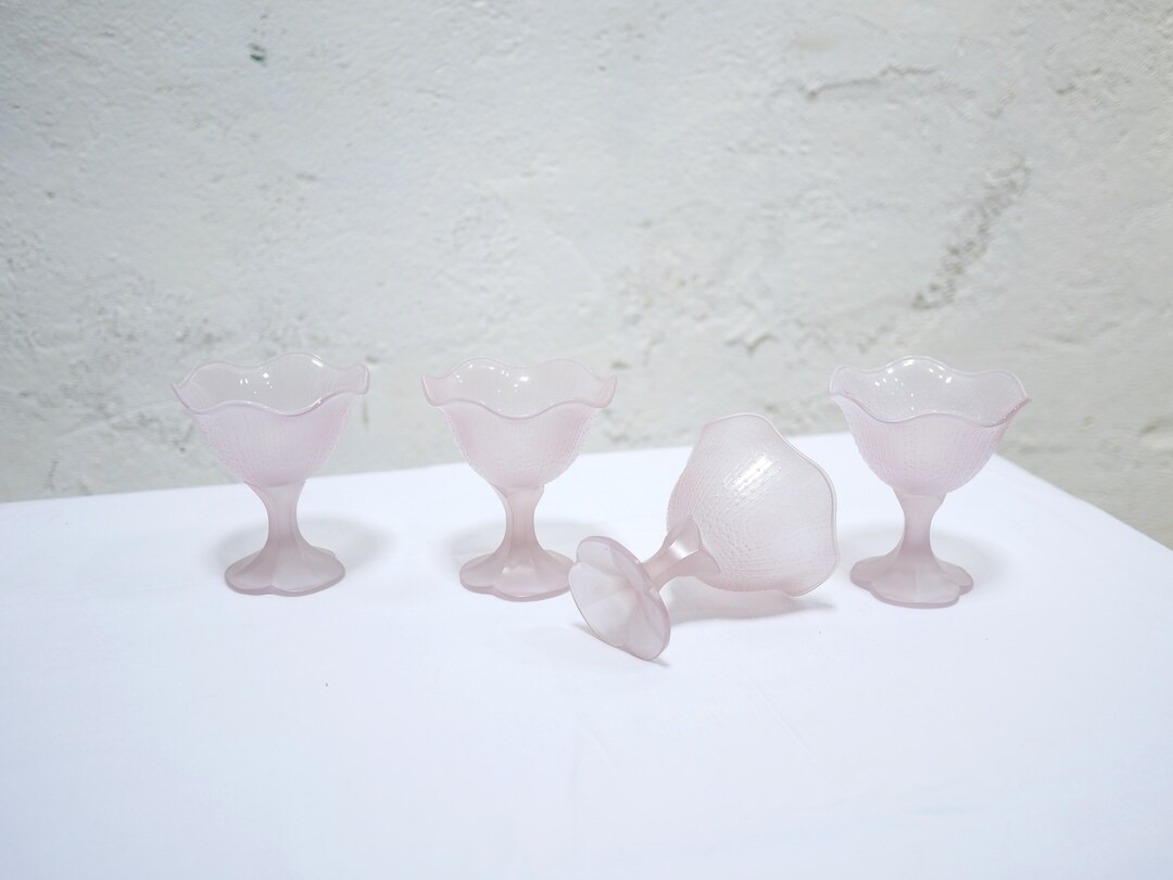 Series of 4 Vintage Ice Cream Cups - Etsy