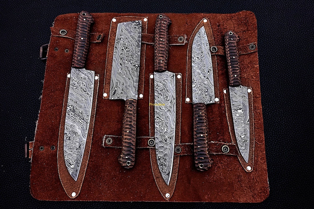 Hand Forged Chef Knives Set Kitchen Knife Set Handmade Knives Best ...