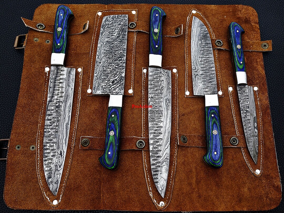 Hand Forged Chef Knives Set Kitchen Knife Set Handmade Knives Best ...