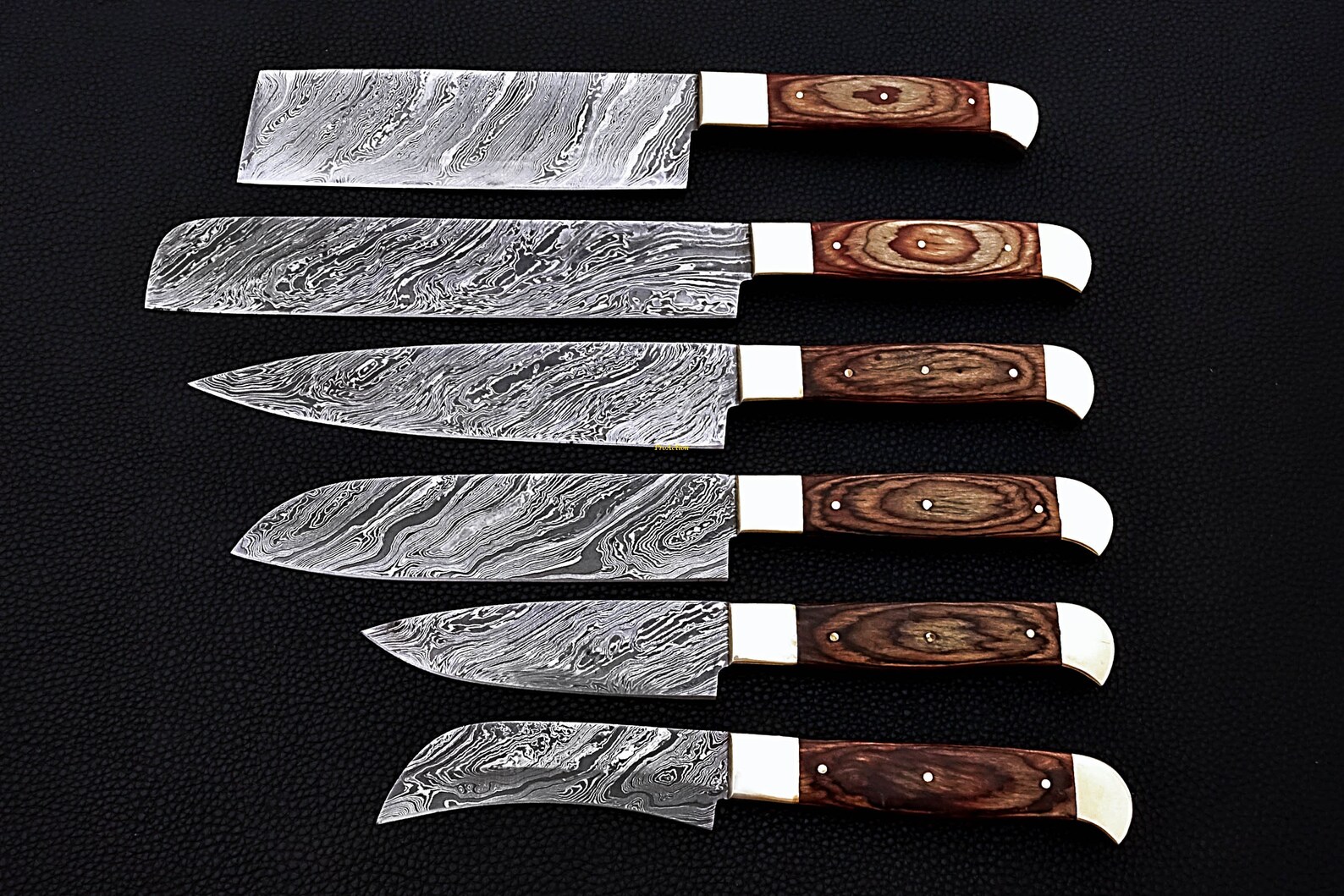 Hand Forged Chef's Knives Set Chef Knife Set Handmade - Etsy
