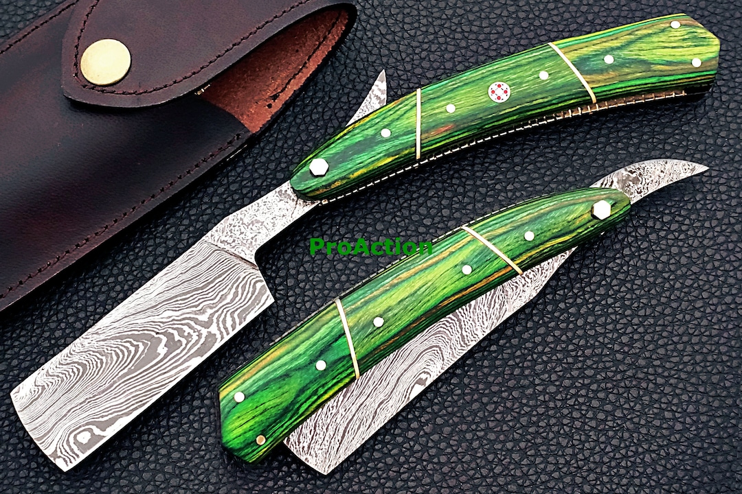 Personalized Straight Razor, Vintage Straight Razor, Blacksmith Forged ...