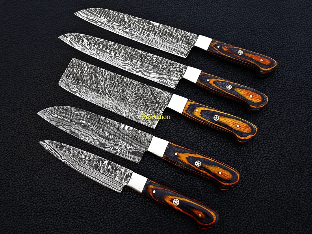 Hand Forged Chef Knives Set Kitchen Knife Set Handmade Knives Best ...