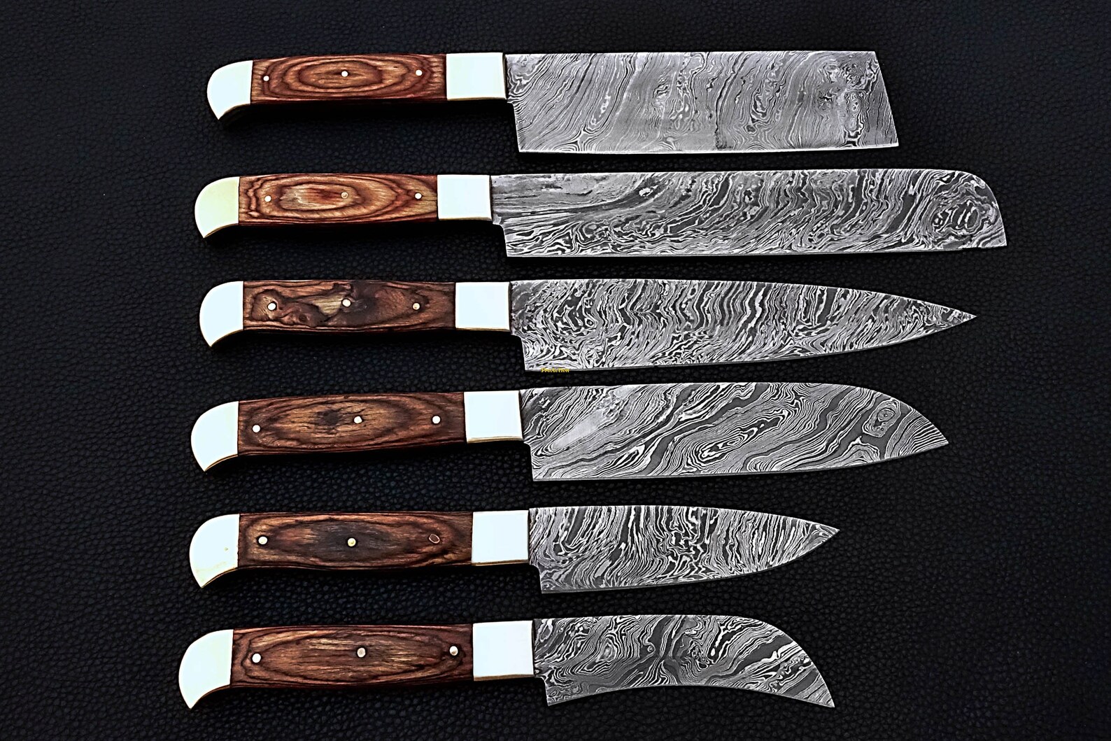 Hand Forged Chef's Knives Set Chef Knife Set Handmade - Etsy
