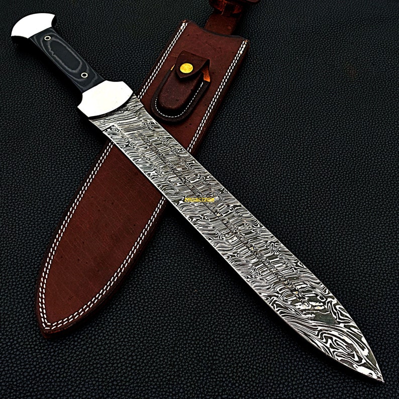 Remarkable Hand Forged Sword Longsword 22 Damascus - Etsy