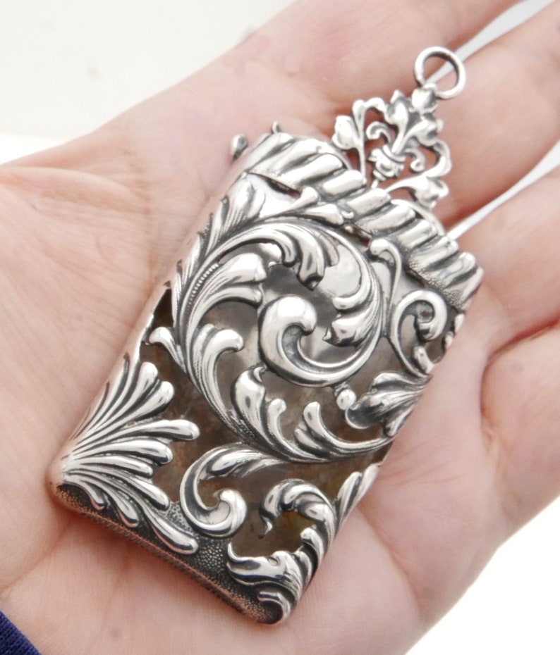 Antique Shiebler Sterling Silver Hanging Match Holder Striker - Etsy