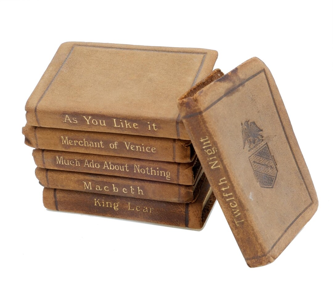 6 Antique Miniature 2 Shakespeare Book David Bryce - Etsy