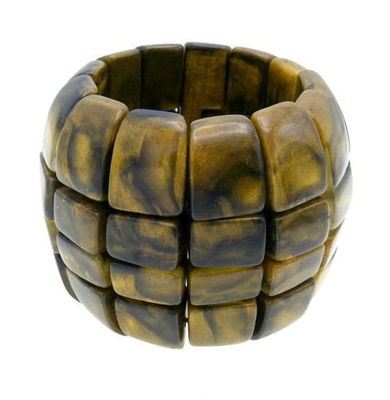 Vintage resin cube stretch - Gem