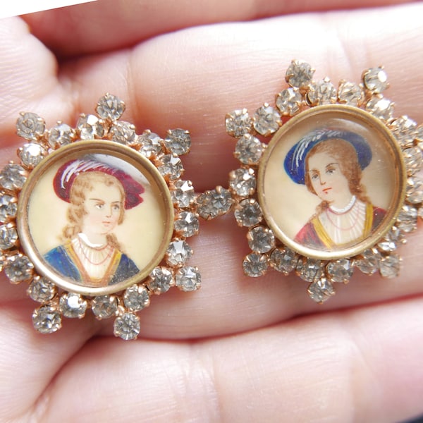 Antique Paste Buttons - Etsy