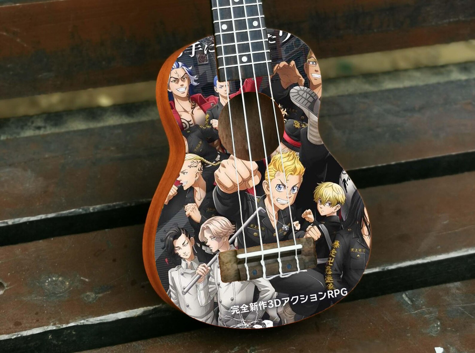 Anime Art-illustrated Handmade Custom Ukulele - Etsy