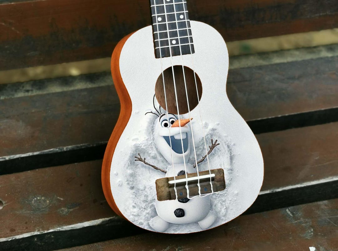 The Best Animations-illustrated Handmade Custom Ukulele - Etsy