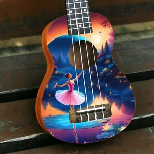 Art-illustrated Handmade Custom Ukulele - Etsy