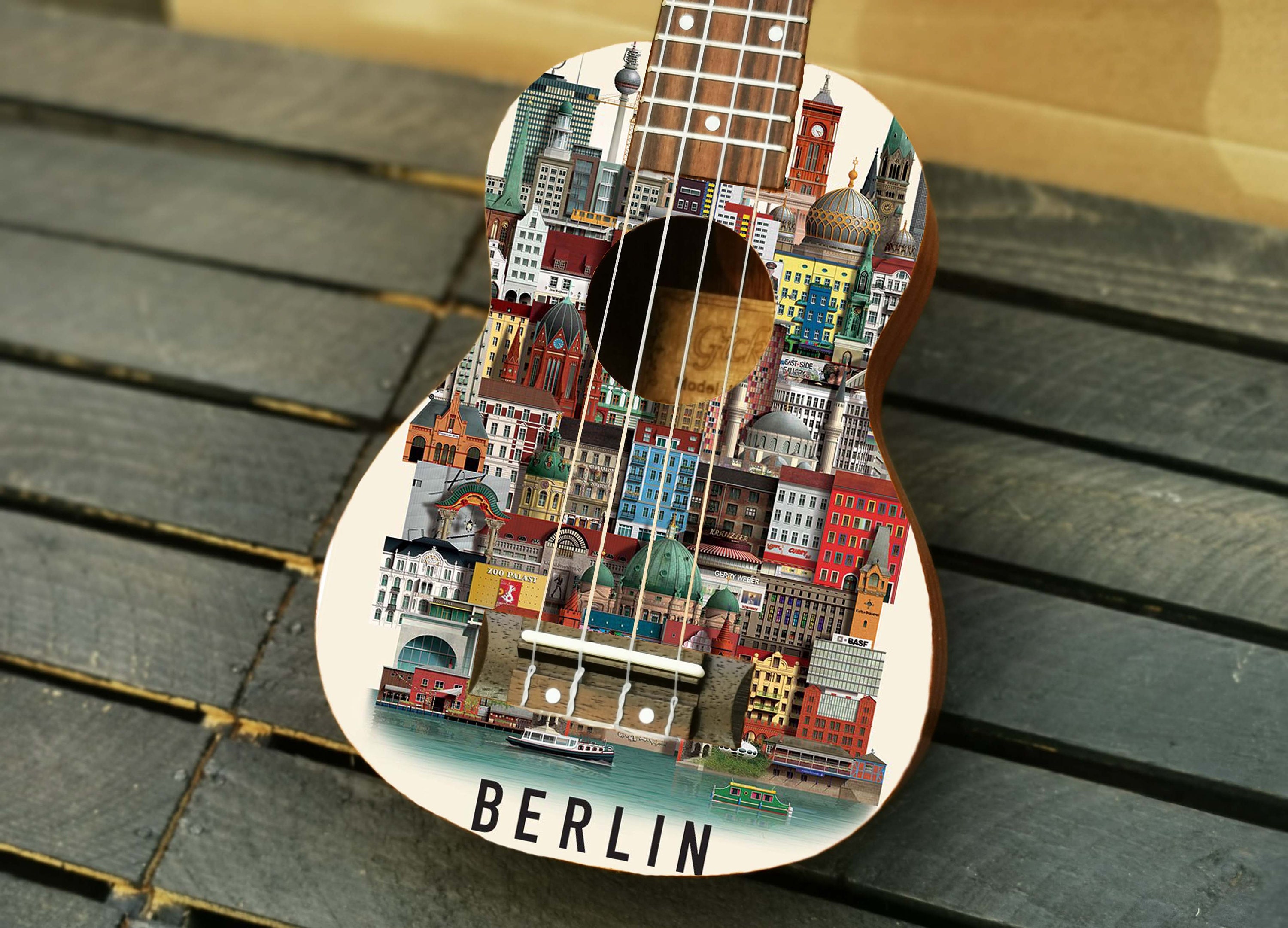 Hand Painted Soprano, Concert & Tenor Ukulele Germany - Etsy