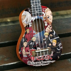 Anime Art-illustrated Handmade Custom Ukulele - Etsy
