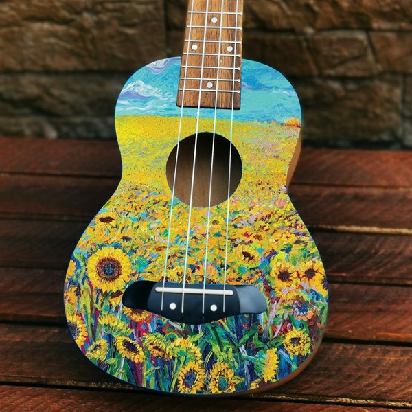 Painted Ukulele - Etsy